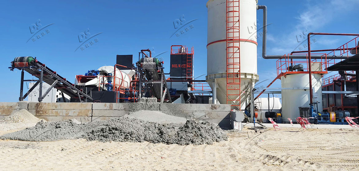 A Petroleum Hydrocarbon Contaminated Soil Washing Remediation Project